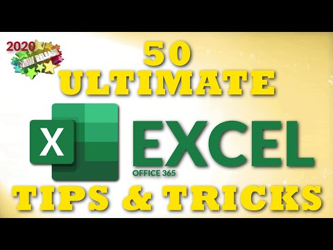 50 Ultimate Excel Tips and Tricks for 2020 - purshoLOGY