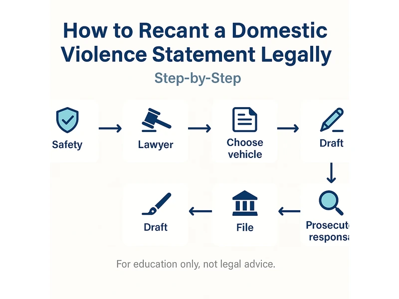 How to Successfully Recant a Domestic Violence Statement [Free Sample ...