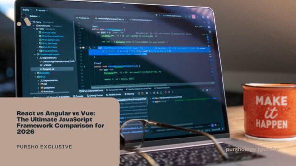 React vs Angular vs Vue: The Ultimate JavaScript Framework Comparison for 2026 – purshoLOGY